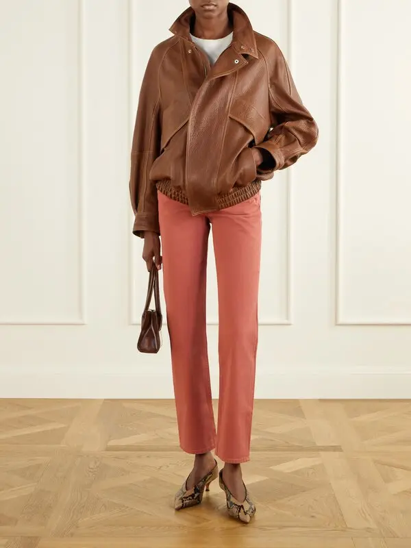 BLAZÉ MILANO Clapotis Maline Mid-rise Wide-leg Jeans - Pink