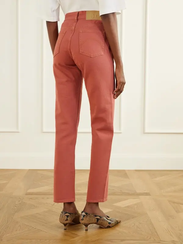 BLAZÉ MILANO Clapotis Maline Mid-rise Wide-leg Jeans - Pink