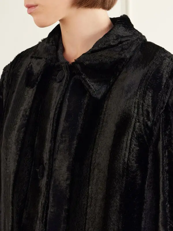BLAZÉ MILANO Woolly Velvet Coat