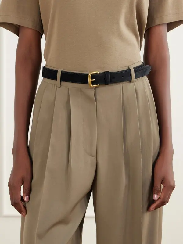 THE ROW Geo Suede Belt