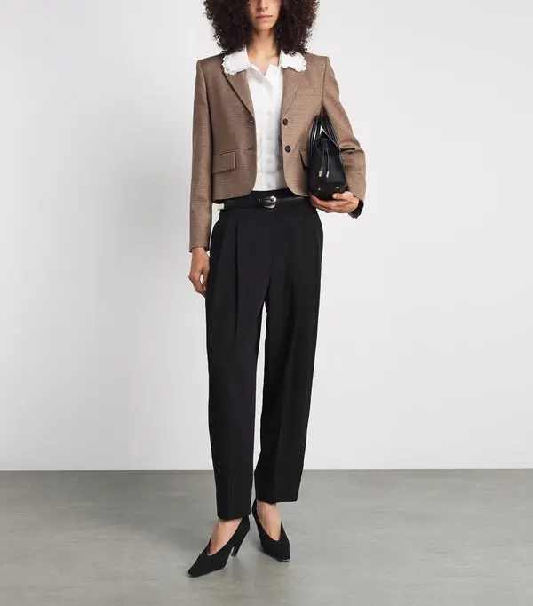 Claudie Pierlot Smooth Leather Belt