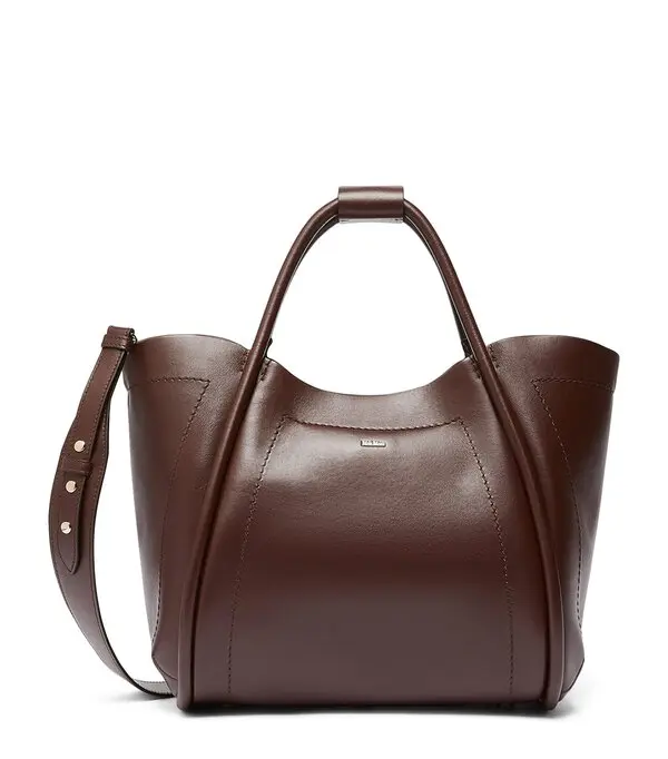 Max Mara Leather Marine Top-handle Bag - Brown