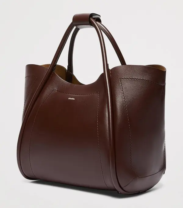 Max Mara Leather Marine Top-handle Bag - Brown