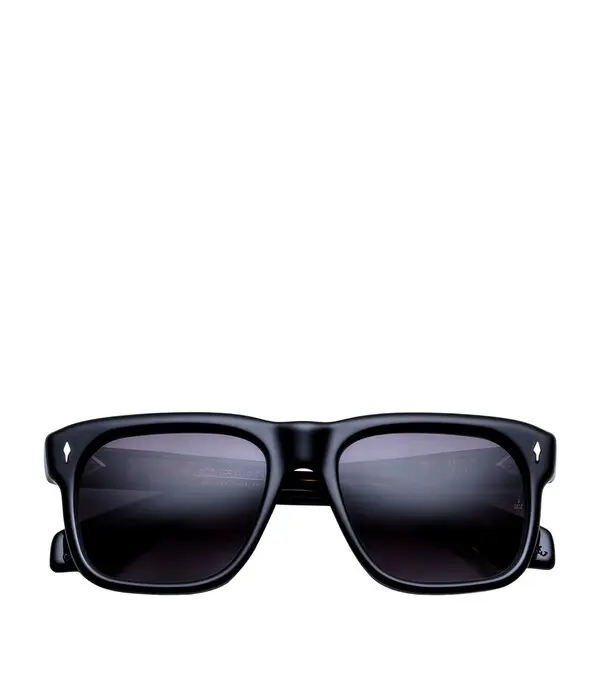 JACQUES MARIE MAGE Yves Rectangular Sunglasses - Black