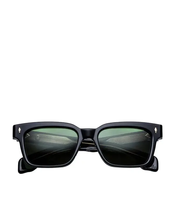 JACQUES MARIE MAGE Molino 55 Rectangular Sunglasses - Green