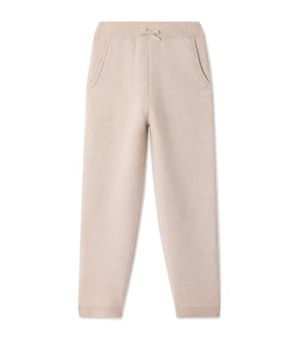 Bonpoint Wool-blend Sweatpants - Beige
