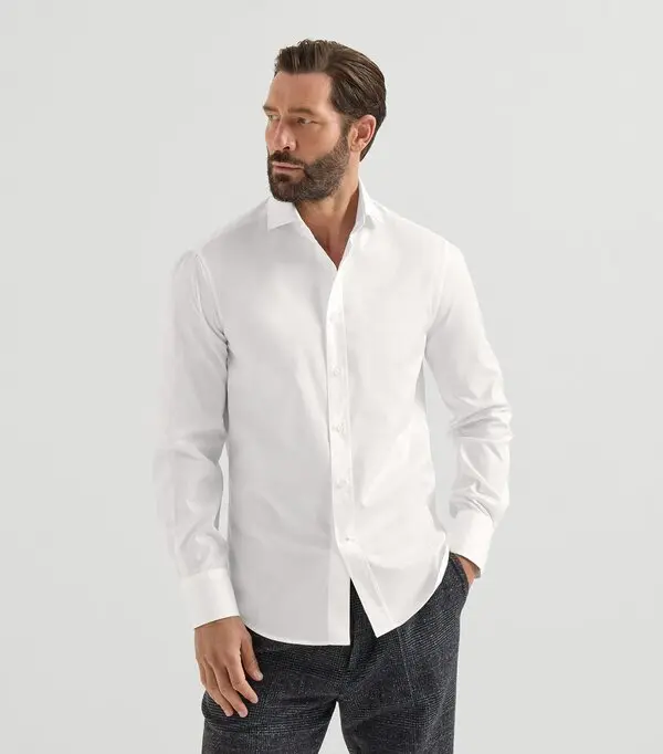 Brunello Cucinelli Cotton Twill Shirt
