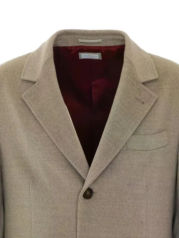 Brunello Cucinelli Single-breasted Notched-lapel Coat