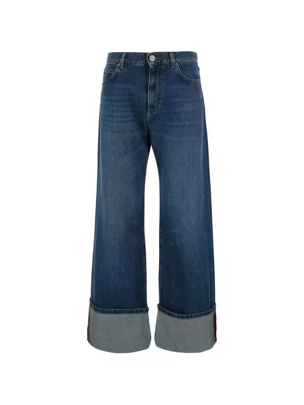 Pinko Turn-up Cuff Love Birds Jeans