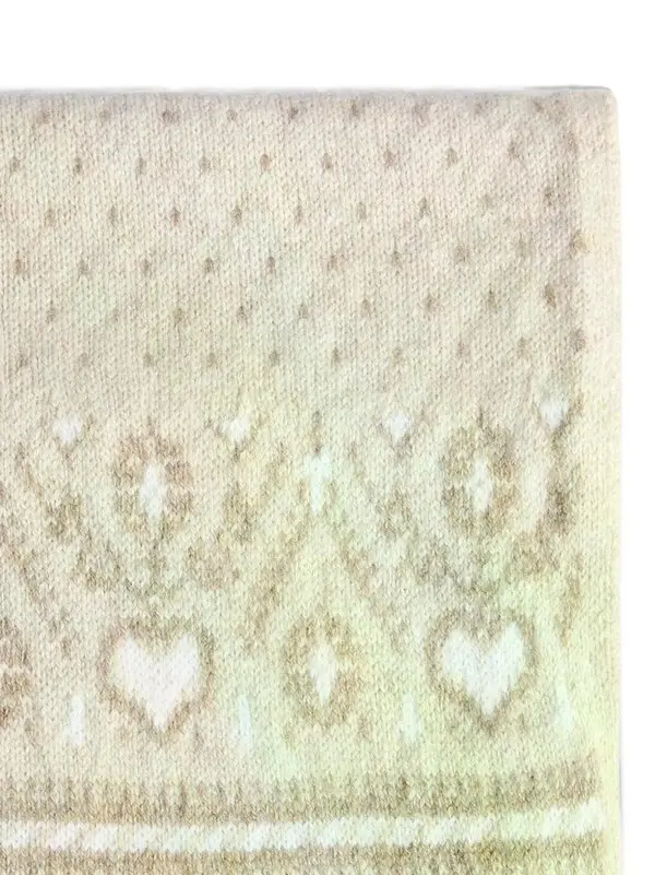 Khaite Lucrene Scarf In Ecru Multi - Neutrals