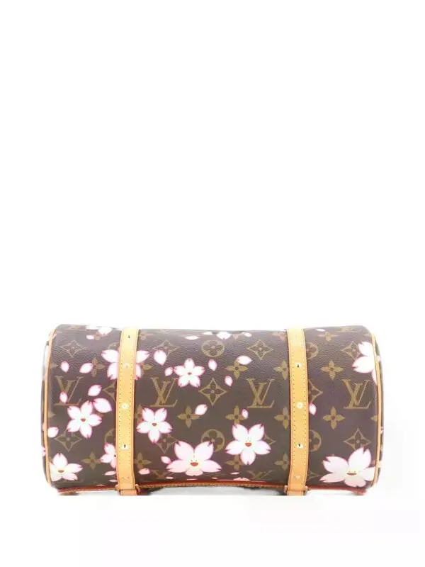LOUIS VUITTON Papillon Handbag Limited Edition Cherry Blossom Monogram Shoulder Bag