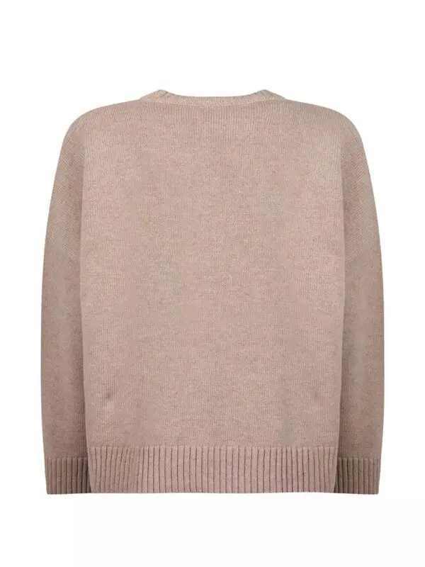 Max Mara Dog-intarsia Fair Isle-knit Sweater