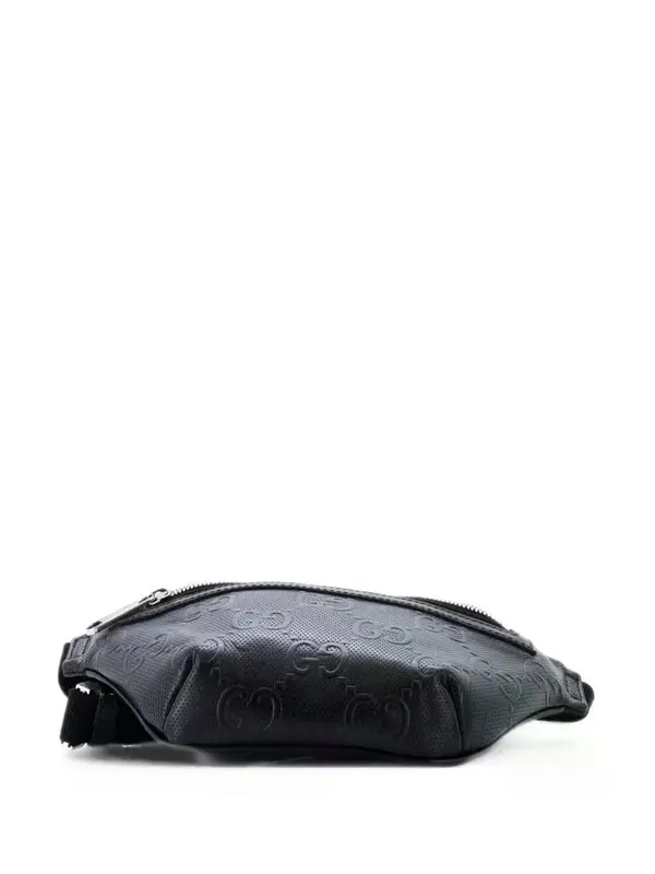 Gucci Gg Embossed Perforated Leather Small Belt Bag