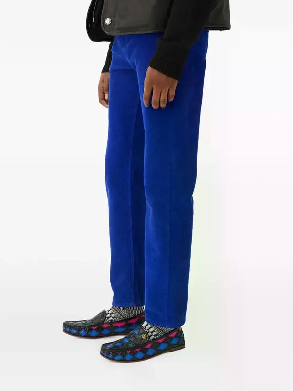 Versace Straight Corduroy Velvet Pants