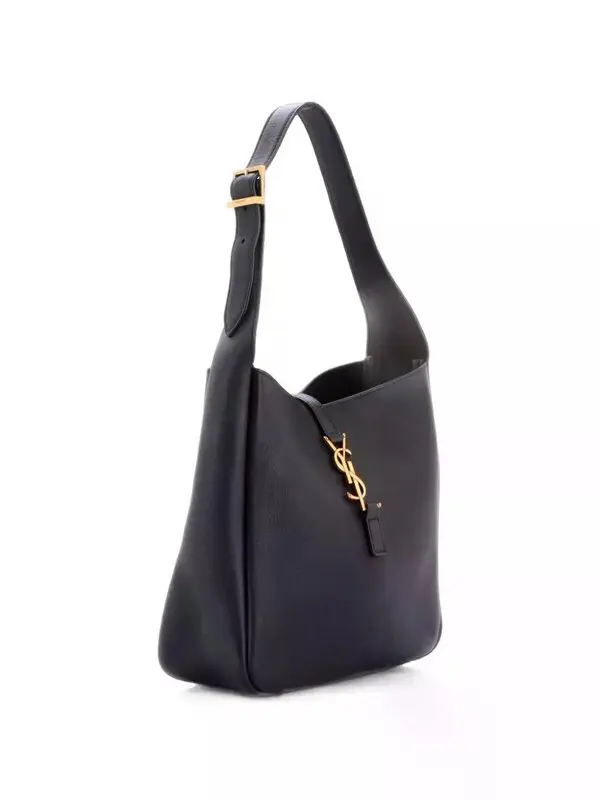 Saint Laurent Le 5 A 7 Supple Leather Small Hobo Bag