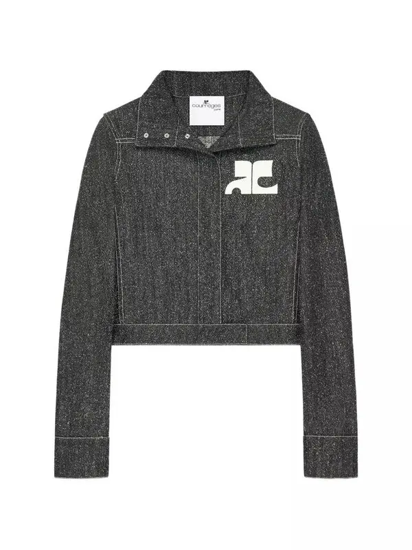 COURREGES Logo-patch Denim Jacket