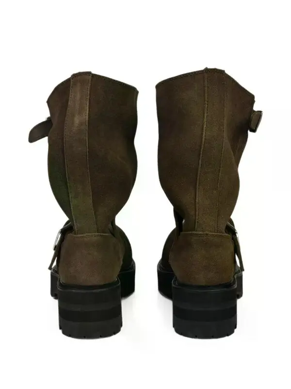 FILTH Buckle-strap Leather Boots