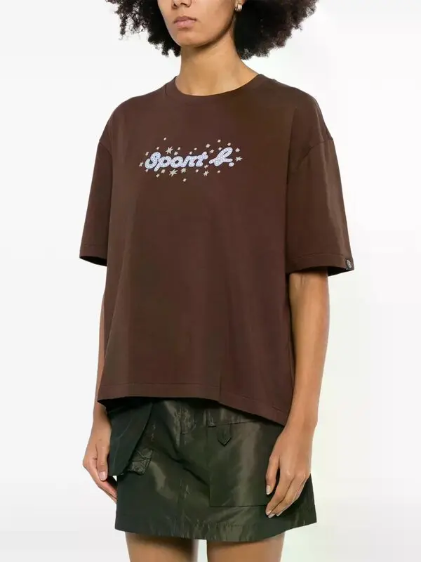 AGNES B. Spark-logo T-shirt