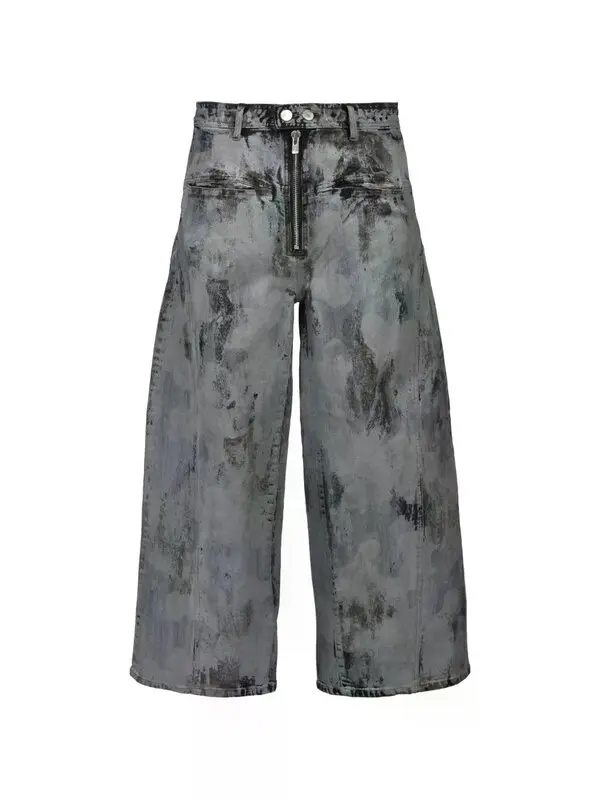 FILTH Waxed Baggy Jeans