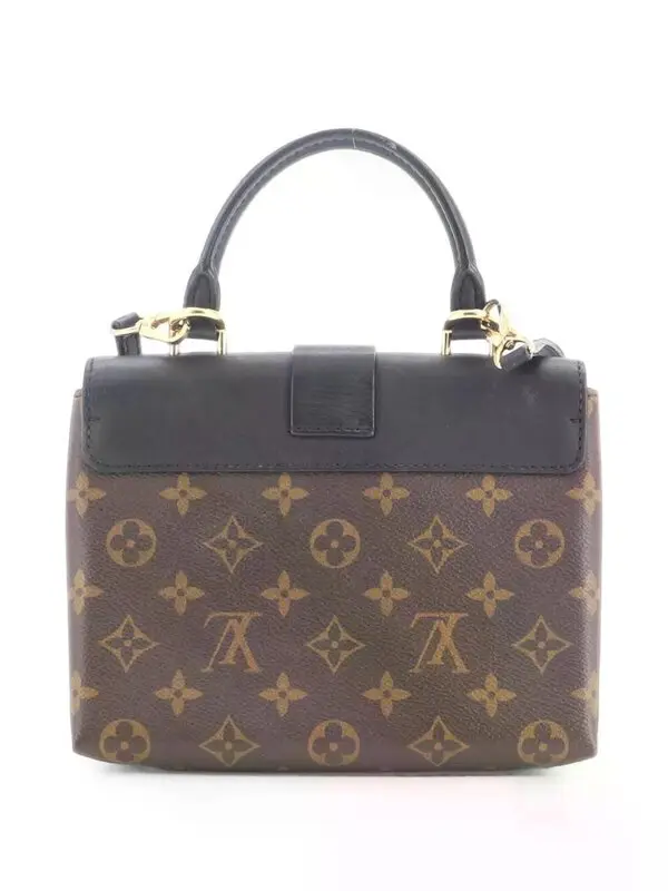 LOUIS VUITTON Locky Handbag Monogram Canvas With Leather Bb Satchel
