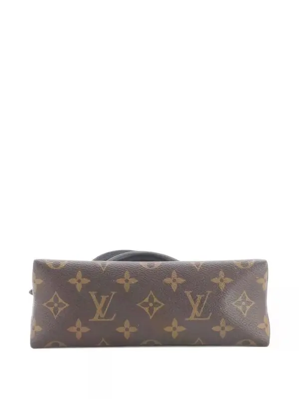 LOUIS VUITTON Locky Handbag Monogram Canvas With Leather Bb Satchel