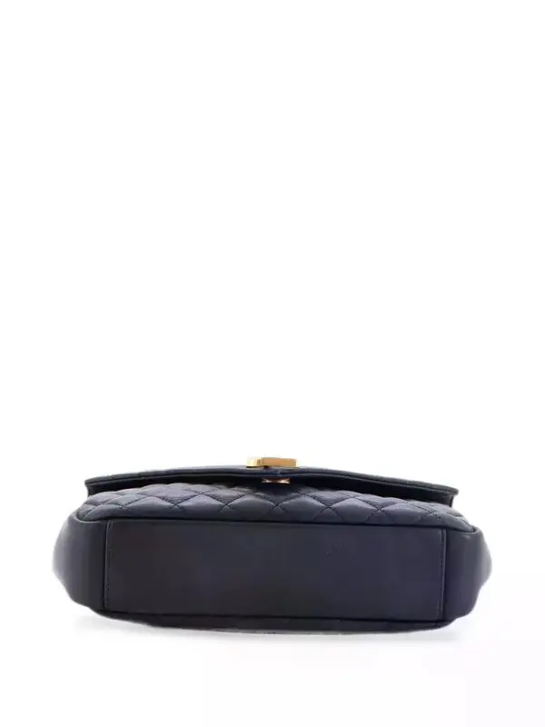 Saint Laurent Classic Monogram Envelope Satchel Mixed Matelasse Leather Medium Shoulder Bag