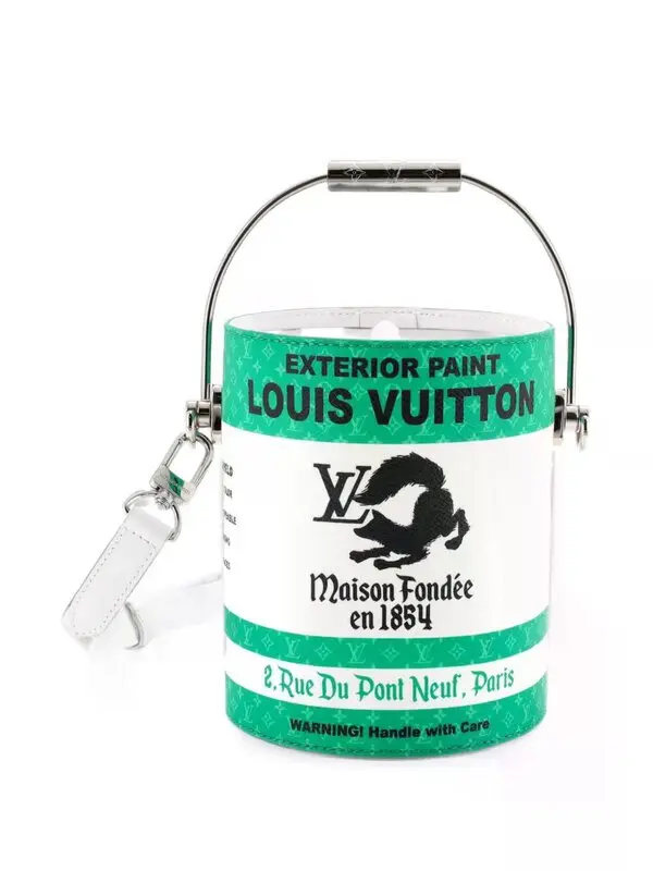 LOUIS VUITTON Paint Can Bag Monogram Canvas And Leather Crossbody Bag