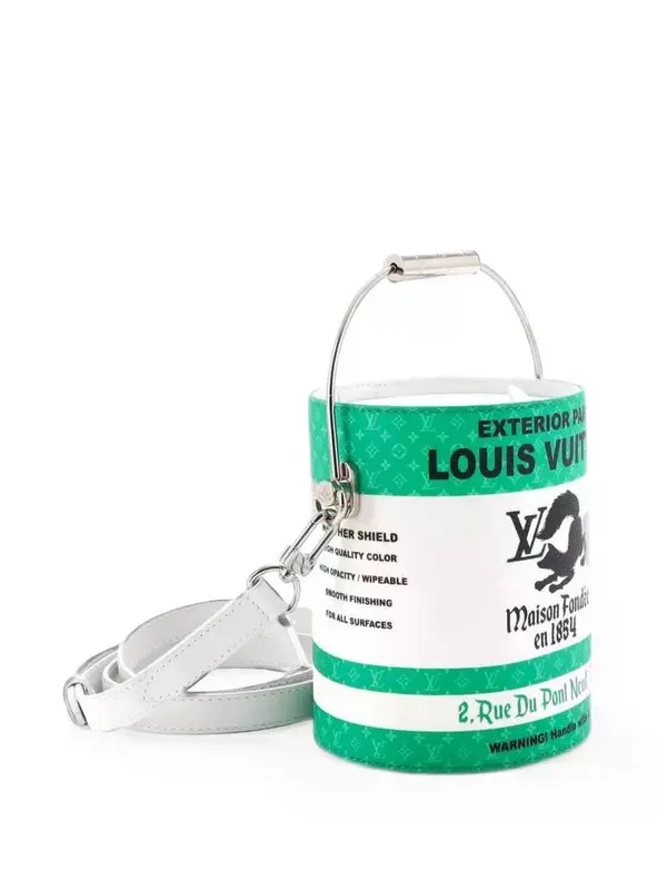 LOUIS VUITTON Paint Can Bag Monogram Canvas And Leather Crossbody Bag