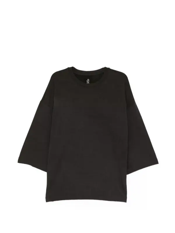 THOM KROM Drop-shoulder Short-sleeve T-shirt - Black
