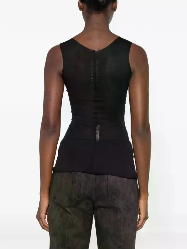 Rick Owens Sheer Panelled Top