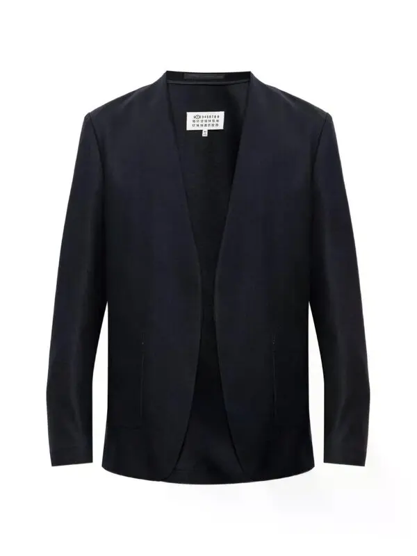MAISON MARGIELA Collarless Wool Blazer