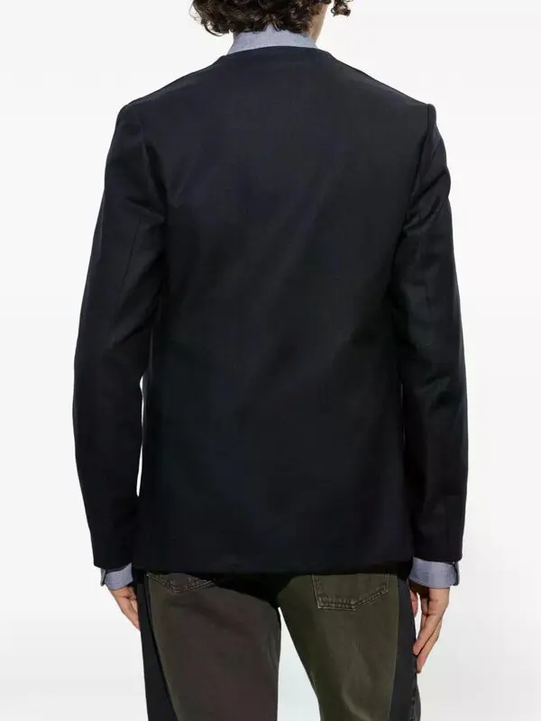 MAISON MARGIELA Collarless Wool Blazer