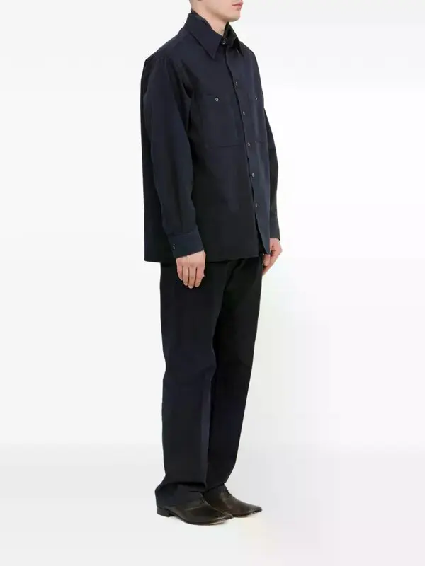 MAISON MARGIELA Two-pocket Buttoned Shirt - Blue