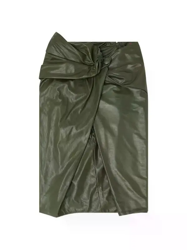 DIESEL® Draped Pencil Skirt With Split