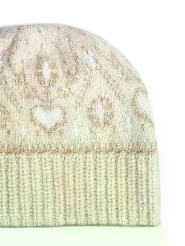 Khaite Avers Beanie In Ecru Multi