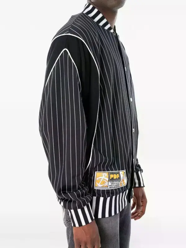 PDF Doc 2 Pinstripe Bomber Jacket