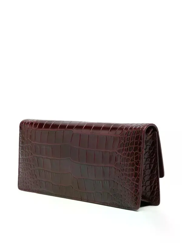TOM FORD Lost Cherry Crocodile-effect Clutch Bag