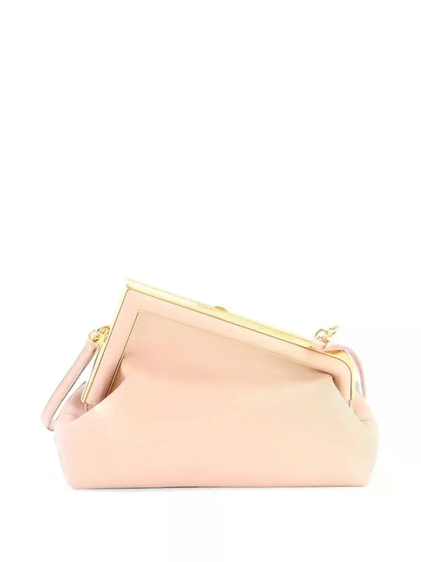 Fendi First Bag Leather Small Clutch Bag