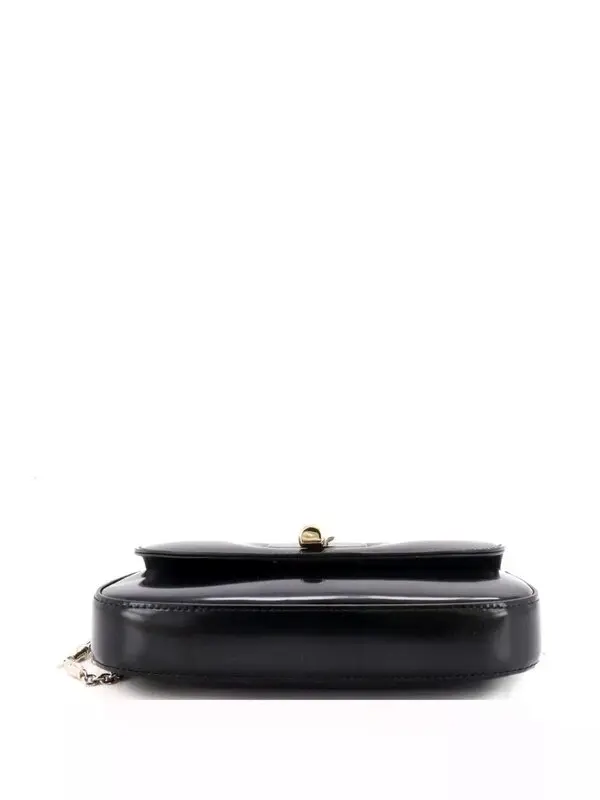 Gucci Bamboo Night Chain Leather Small Clutch Bag