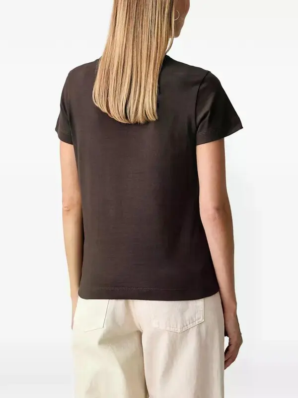 Pinko Love Birds-logo Cotton T-shirt