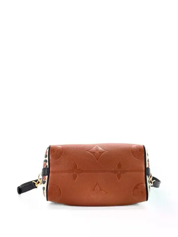 LOUIS VUITTON Speedy Bandouliere Bag Wild At Heart Monogram Empreinte Giant 25 Satchel - Brown