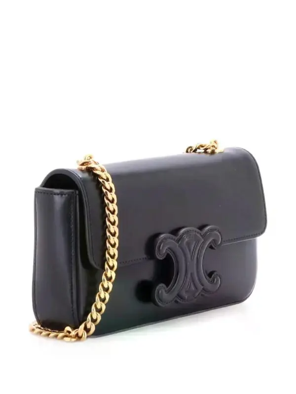 Celine Triomphe Chain Leather Small Shoulder Bag