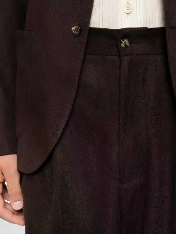 Eleventy Pleated-front Tailored Trousers