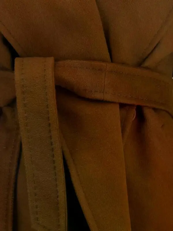 Max Mara Belted Shawl-collar Coat