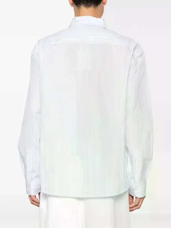 Jacquemus Logo-patch Striped Shirt