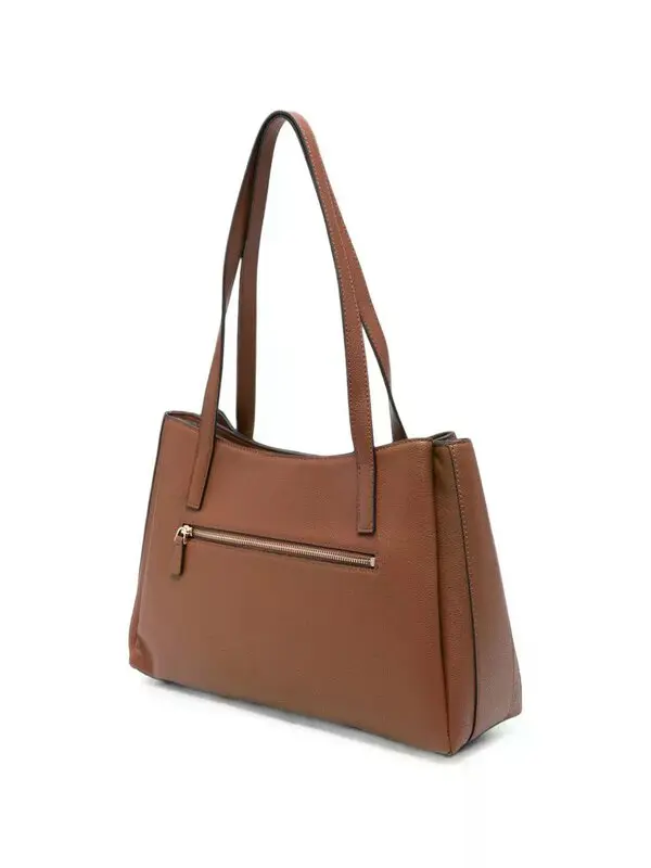 Guess Logo-plaque Knotted-detail Tote Bag