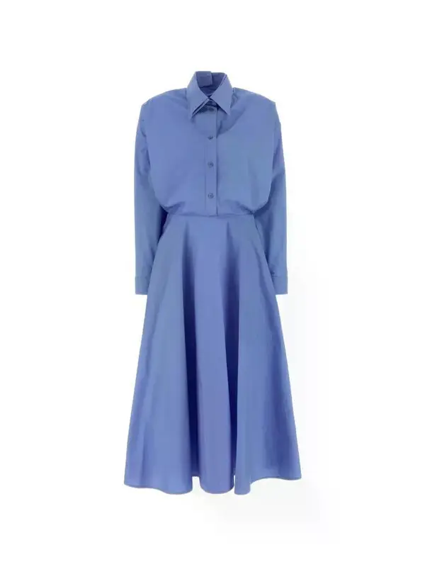 Balenciaga Poplin Shirt Midi Dress