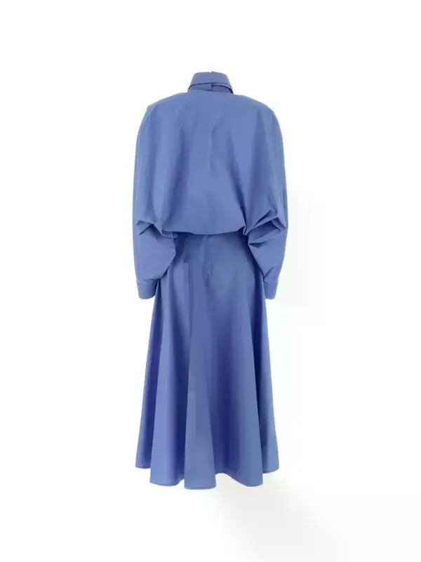 Balenciaga Poplin Shirt Midi Dress