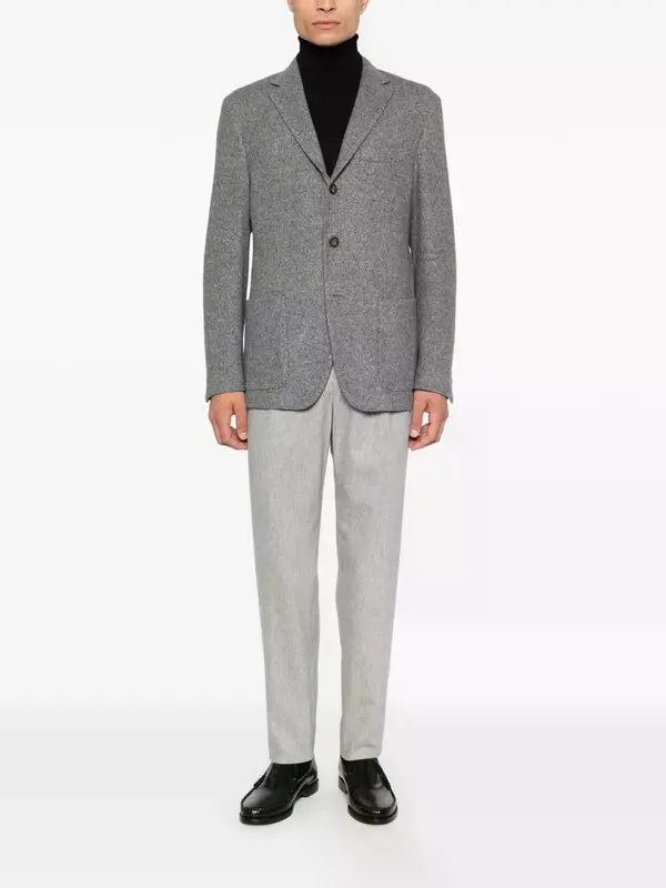 Eleventy Single-breasted Notched-lapel Blazer