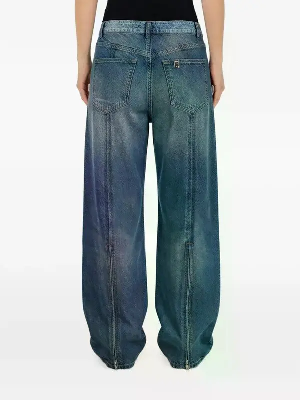 Liu Jo Zip-detail Wide-leg Jeans